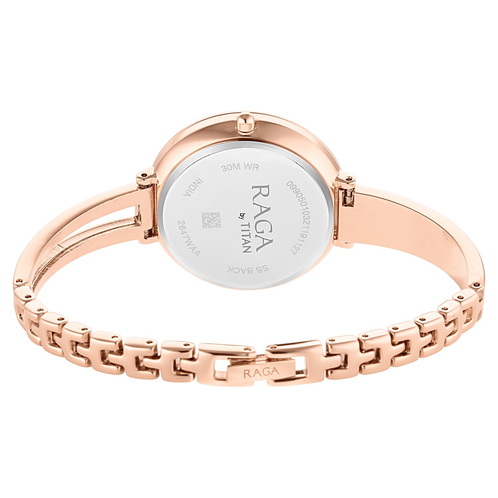 Buy Online Titan Raga Viva Quartz Analog Rose Gold Dial Rose Gold Metal ...