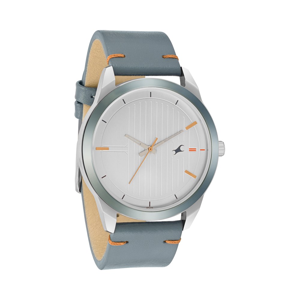 Buy Online Fastrack Stunners Quartz Analog White dial Leather Strap ...