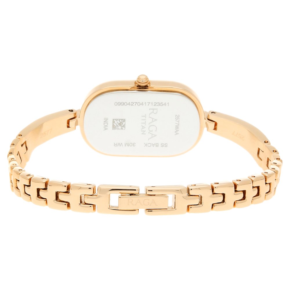 Buy Online Titan Raga Viva Rose Gold Dial Women Watch With Metal Strap ...