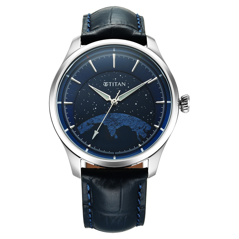 Buy Online Titan Unity Automatic Leather Strap Watch For Men - Limited ...