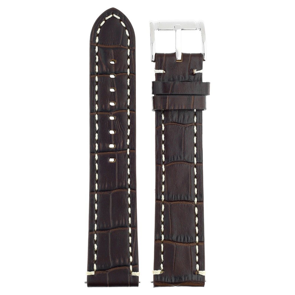 Buy Online 22 mm Brown Genuine Leather Straps for Men - 1001061022s/p ...