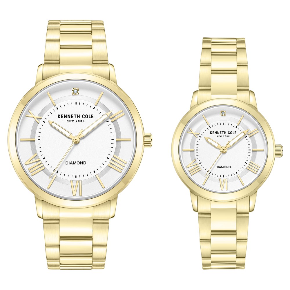 Buy Online Kenneth Cole Quartz Analog Silver Dial Stainless Steel Strap ...