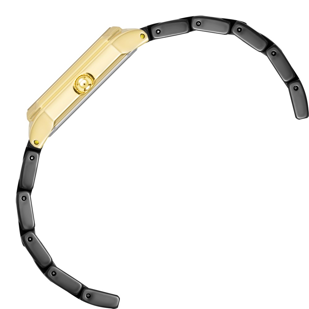 Buy Online Anne Klein Quartz Analog Black Dial Ceramic Strap Watch for ...