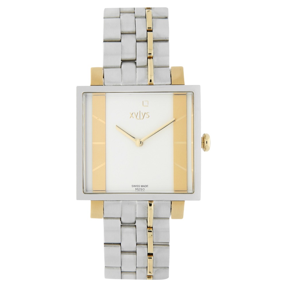 Buy Online Xylys Quartz Analog Beige Dial Metal Strap Watch for Men ...