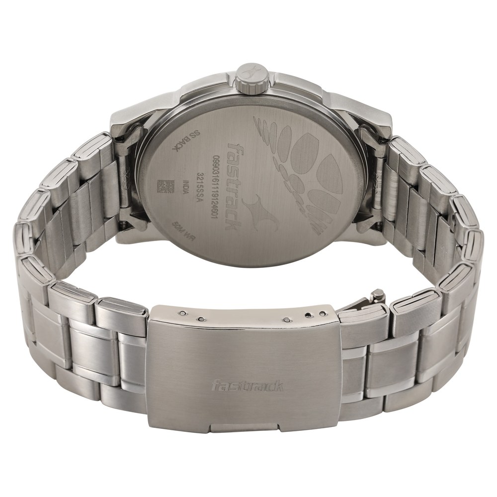 Buy Online Fastrack Go Skate Quartz Analog with Day and Date Black Dial ...