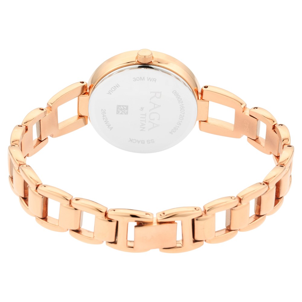 Buy Online Raga Women's Viva Trendsetter Rose Gold Watch - nt2642wm01 ...