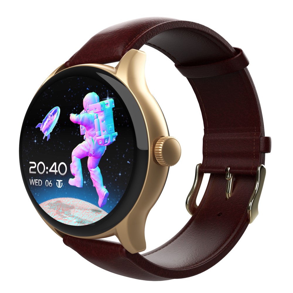 Buy Online Titan Evoke Leather: Luminous AMOLED Display & Water ...