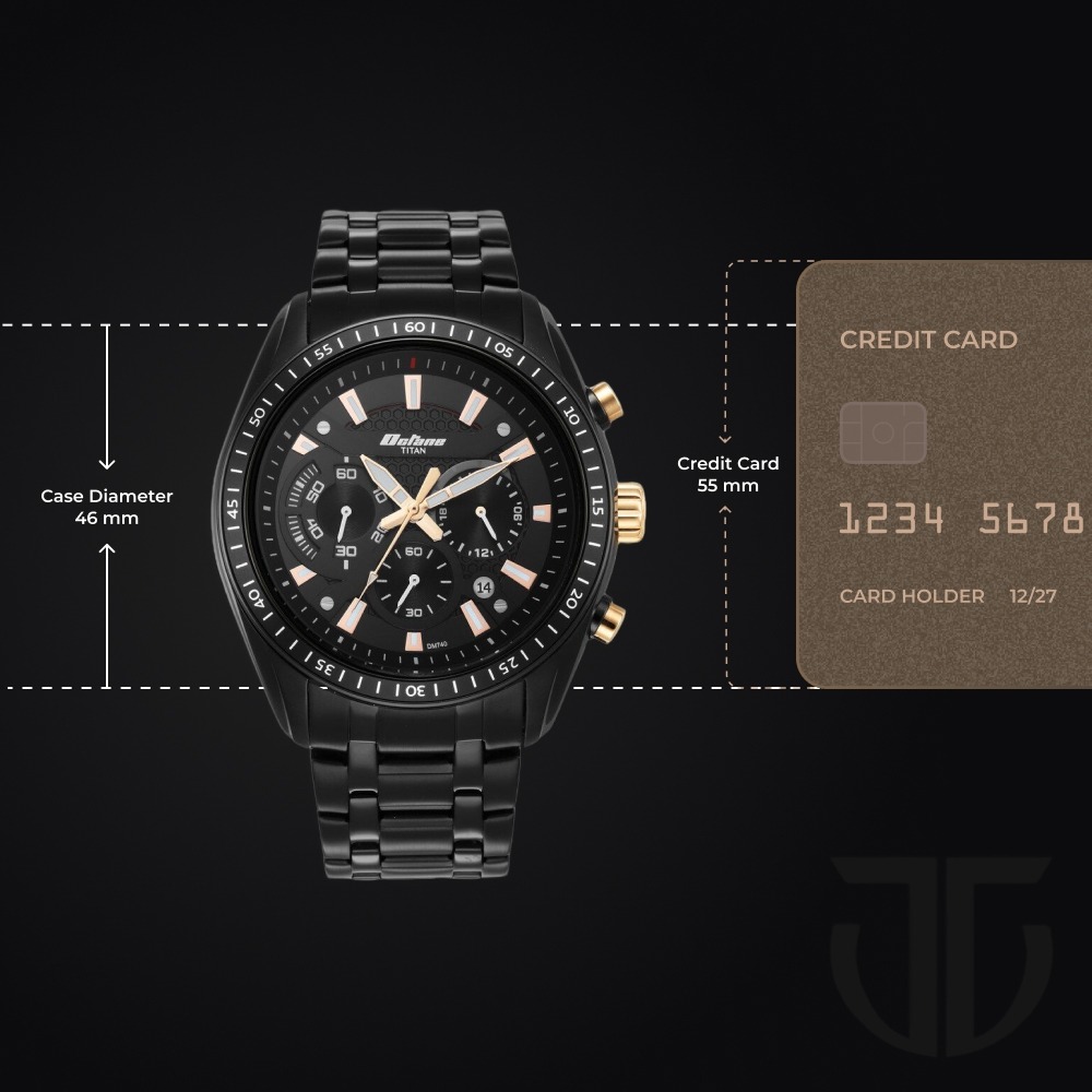 Buy Online Octane Black Dial Chronograph Watch for Men - nt90077km04 ...