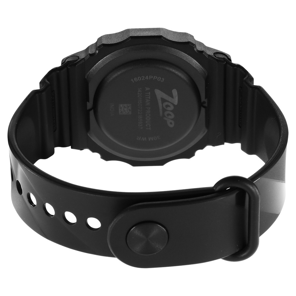Buy Online Zoop By Titan Digital Black Dial Plastic Strap Watch for ...