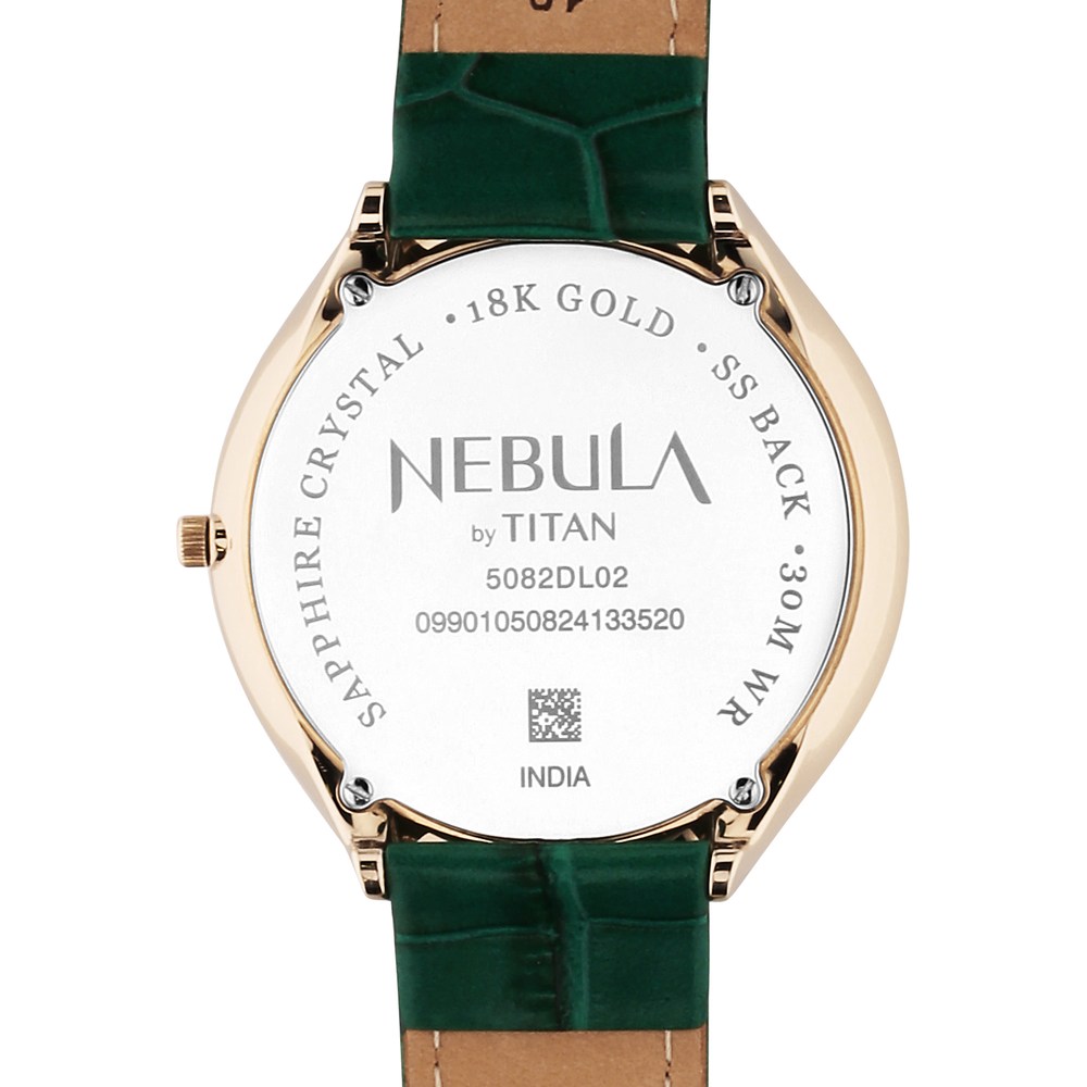 Buy Online Titan Nebula 18 Karat Gold Quartz Analog Mother Of Pearl ...