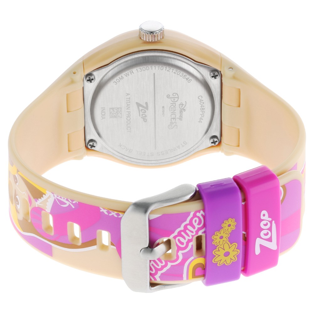 Buy Online Zoop Disney Rapunzel Analog Watch with Yellow Dial ...