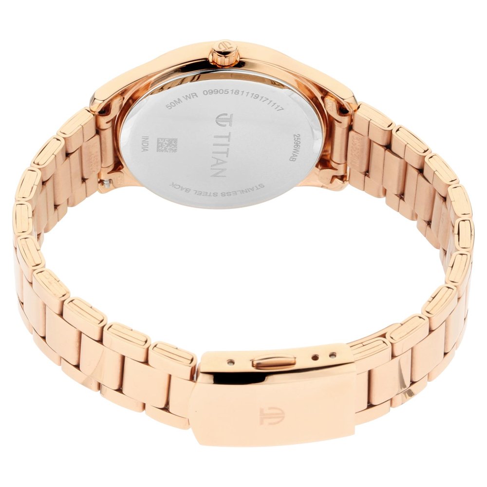 Buy Online Titan Sparkle Quartz Analog Metal Strap Watch for Women ...