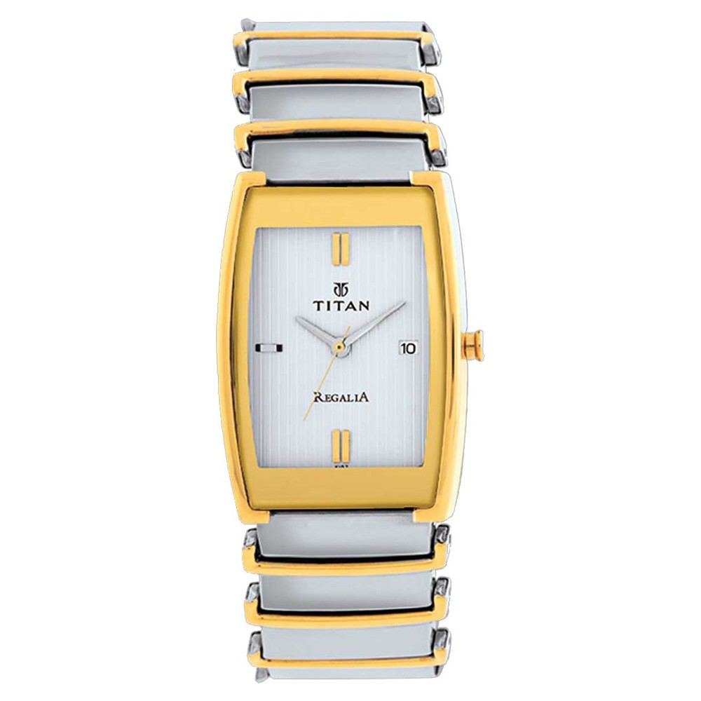 Buy Online Titan Quartz Analog with Date White Dial Watch for Men ...
