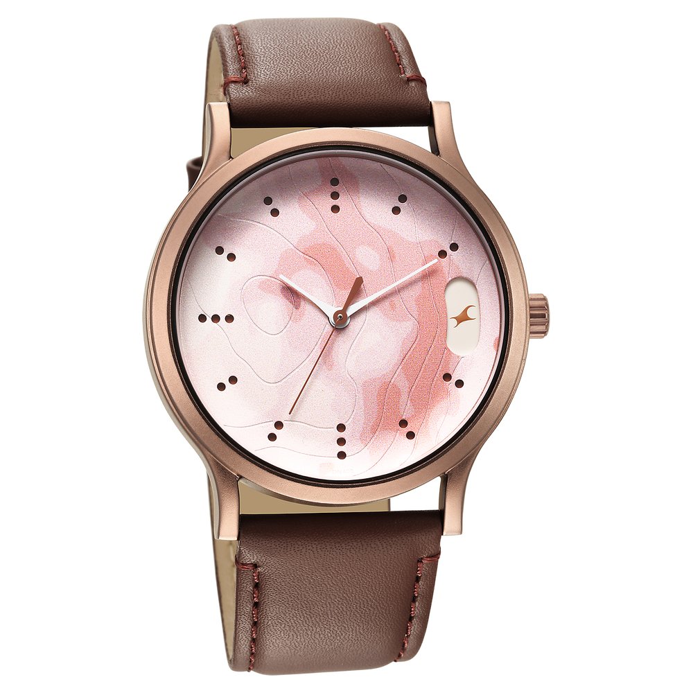 Buy Online Fastrack Urban Camo Brown Dial Watch for Guys - 3296ql02 | Titan
