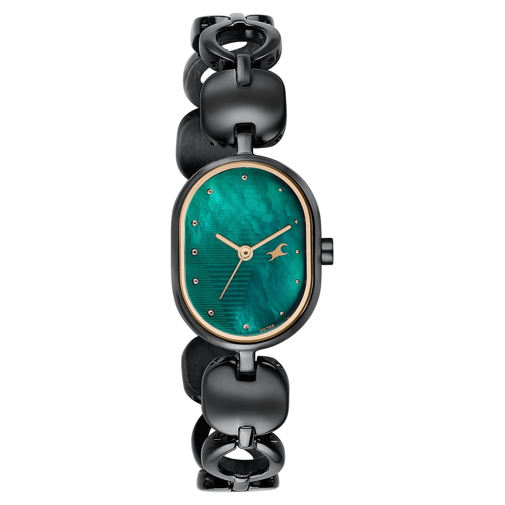 Buy Online Fastrack Style Up Quartz Analog Green Mother Of Pearl Dial ...