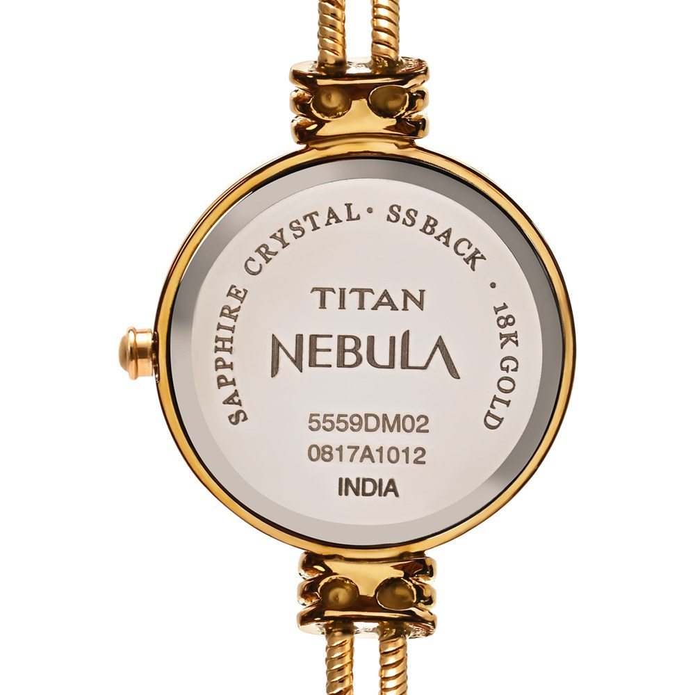 Buy Online Titan Nebula Vintage 18k Gold Analog Watch for Women ...