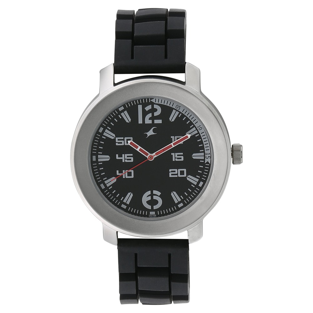 Buy Online Fastrack Quartz Analog Black Dial Plastic Strap Watch for ...
