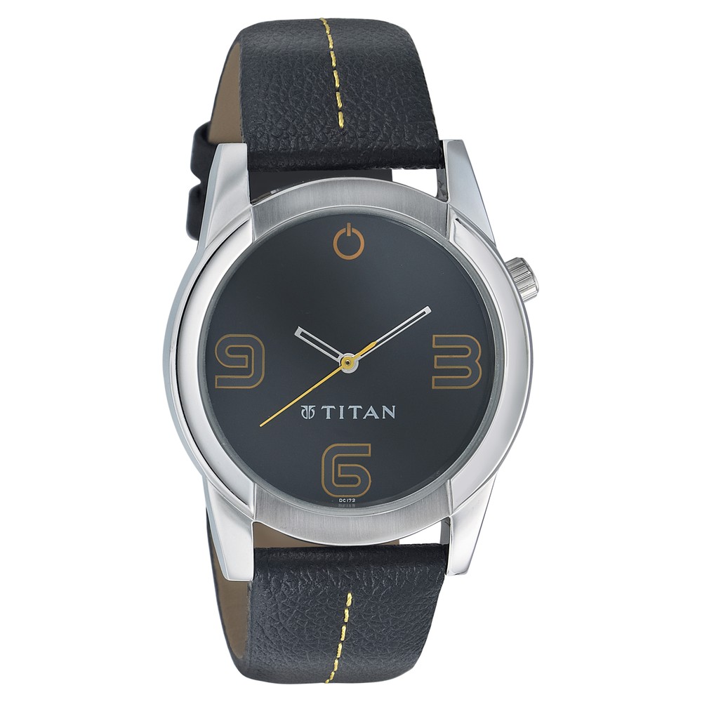 Buy Online Titan Quartz Analog Silver Dial Watch for Men - ne1584sl01c ...