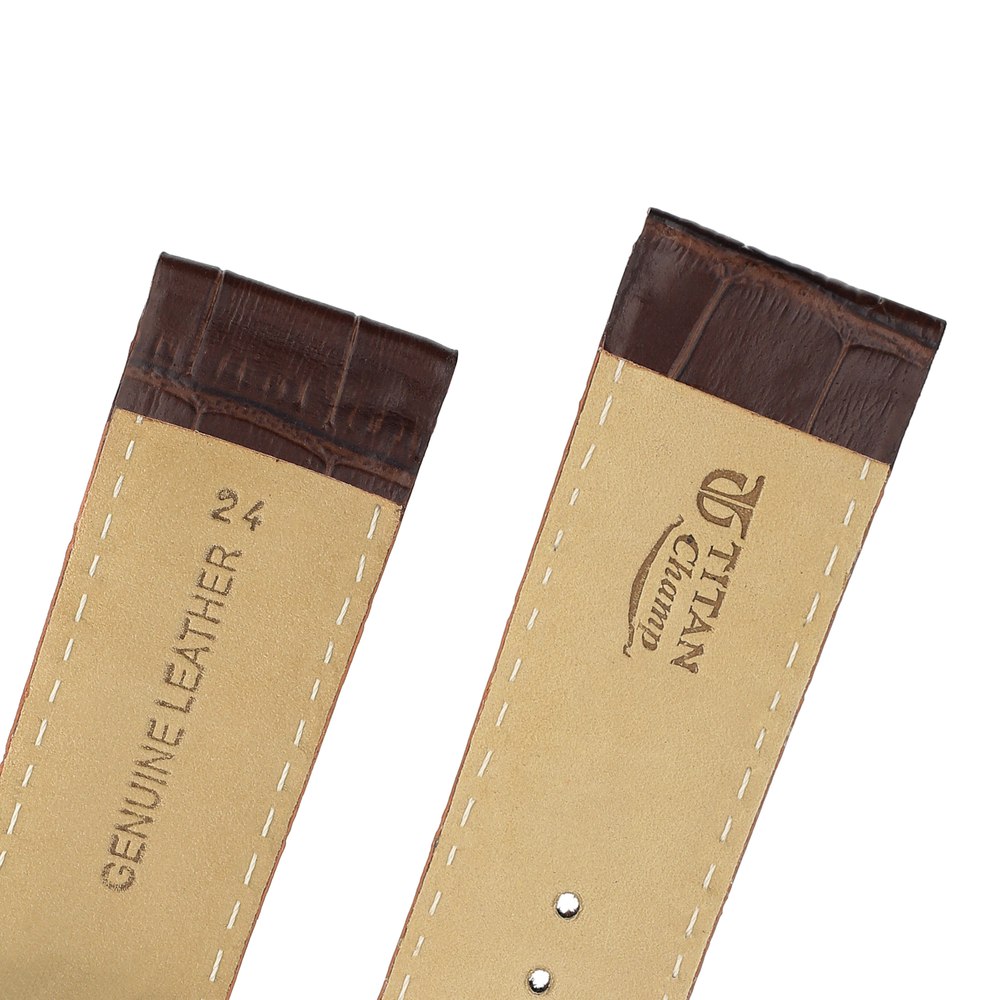 Buy Online 24 mm Brown Genuine Leather Straps for Men - nd4110175124s_p ...