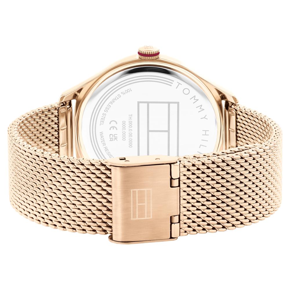 Buy Online Tommy Hilfiger Multifunction Grey Round Dial Golden ...