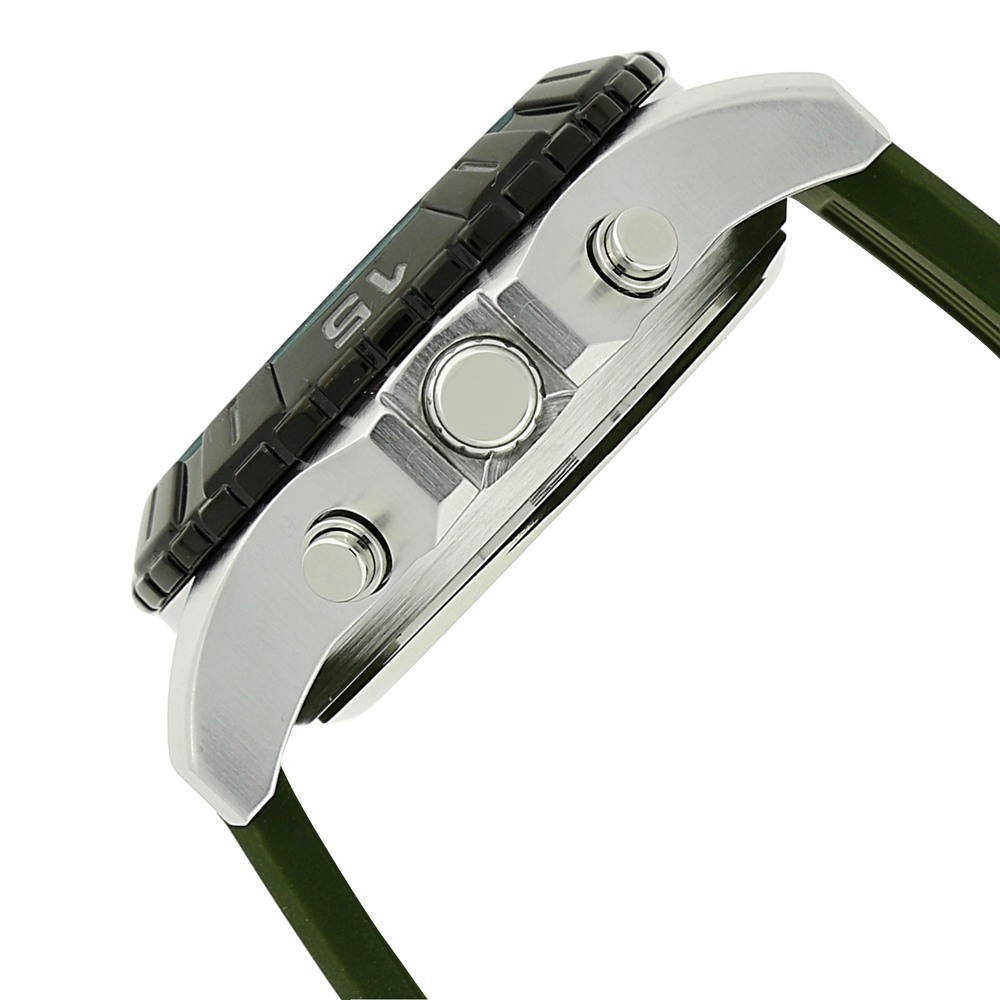 Buy Online Fastrack Quartz Analog Digital Grey Dial Silicone Strap ...