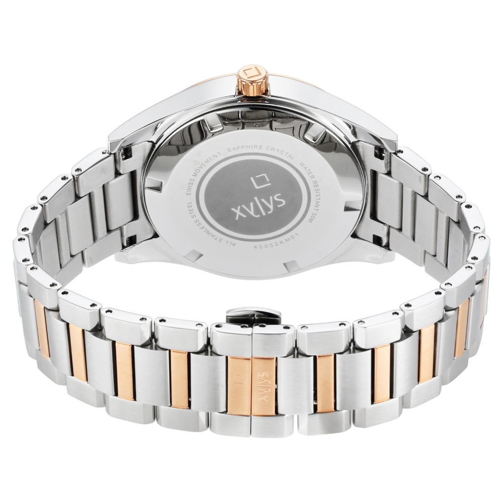 Buy Online Xylys Swiss Multifunction Two Toned Stainless Steel Strap ...