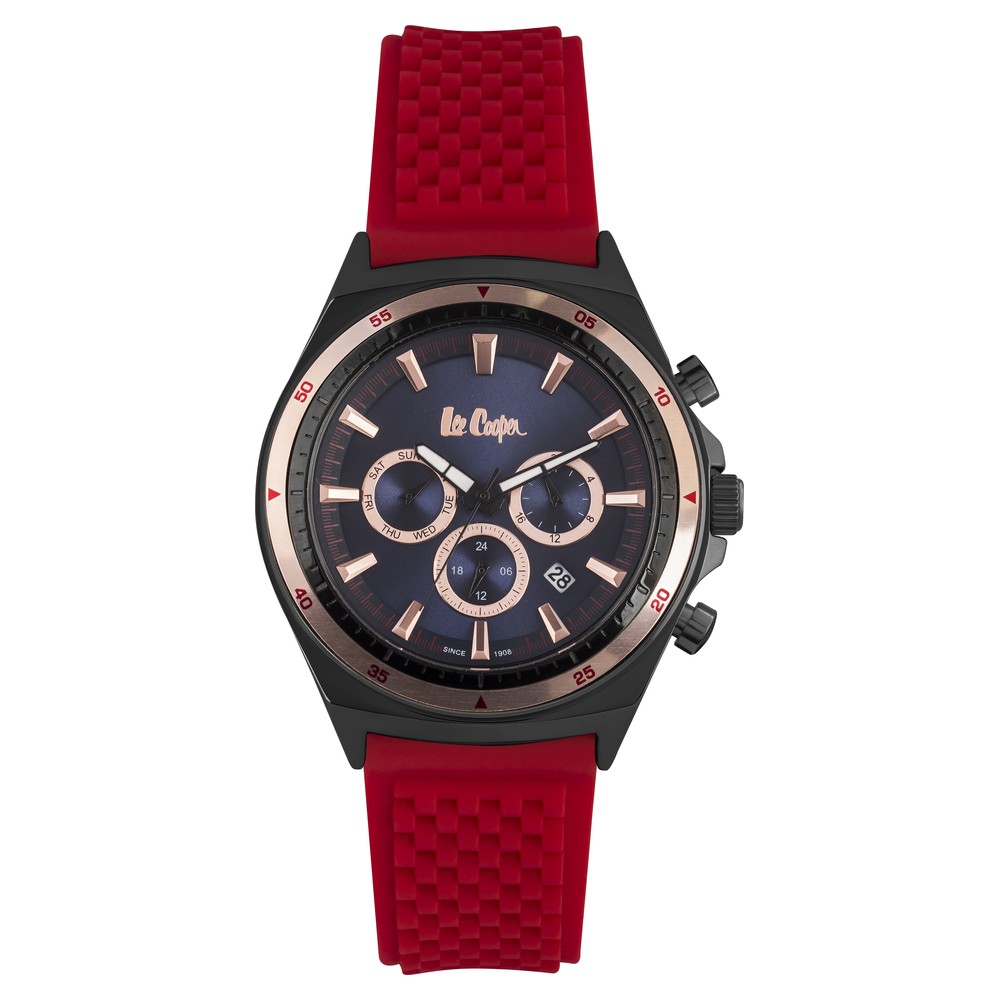 Buy Online Lee Cooper Quartz Chronograph Blue Dial Watch for Men ...