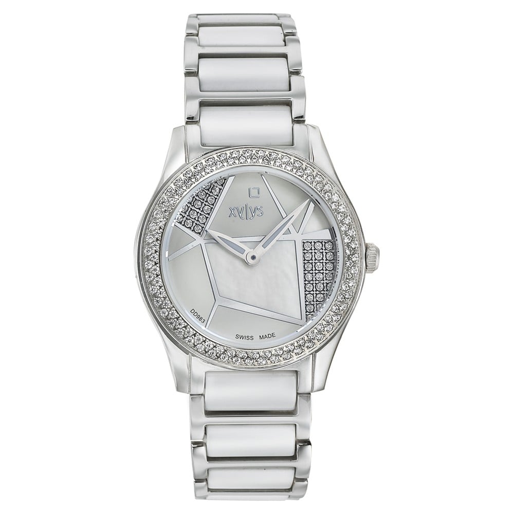 Buy Online Xylys Quartz Analog Mother of Pearl Dial Stainless Steel ...