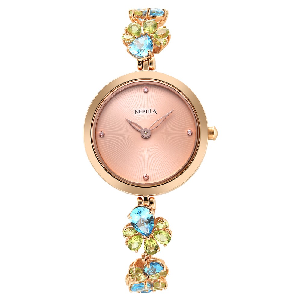 Buy Online Titan Nebula Jewels 18k Rose Gold Analog with Diamonds ...