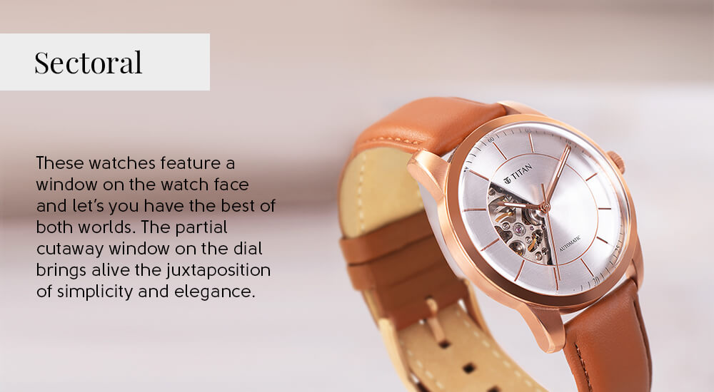 Buy Online Titan Automatics Silver Round Dial Brown Leather Strap Watch ...