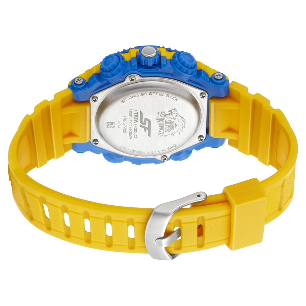 Buy Online SF Quartz Analog Digital Blue Dial TPU Strap Watch for Men ...