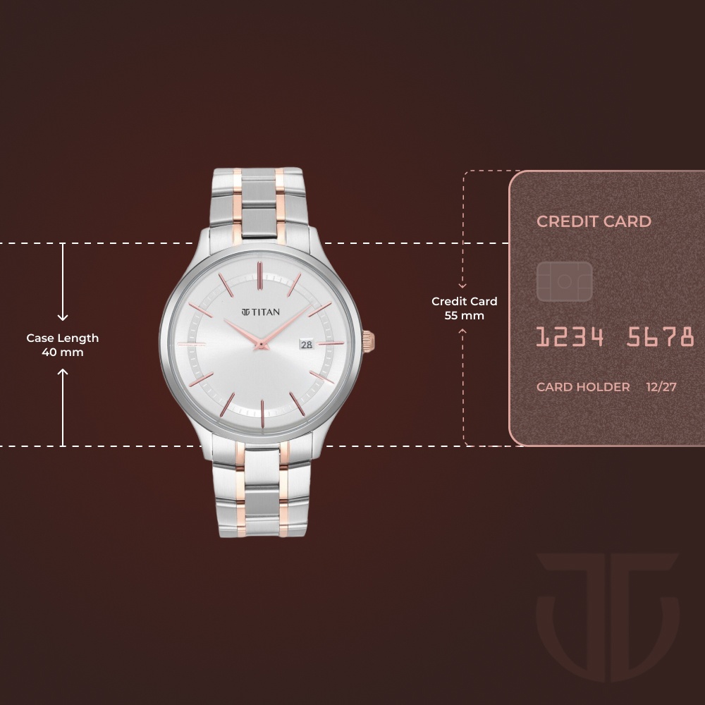 Buy Online Titan Classique Slimline Silver Dial Analog with Date ...