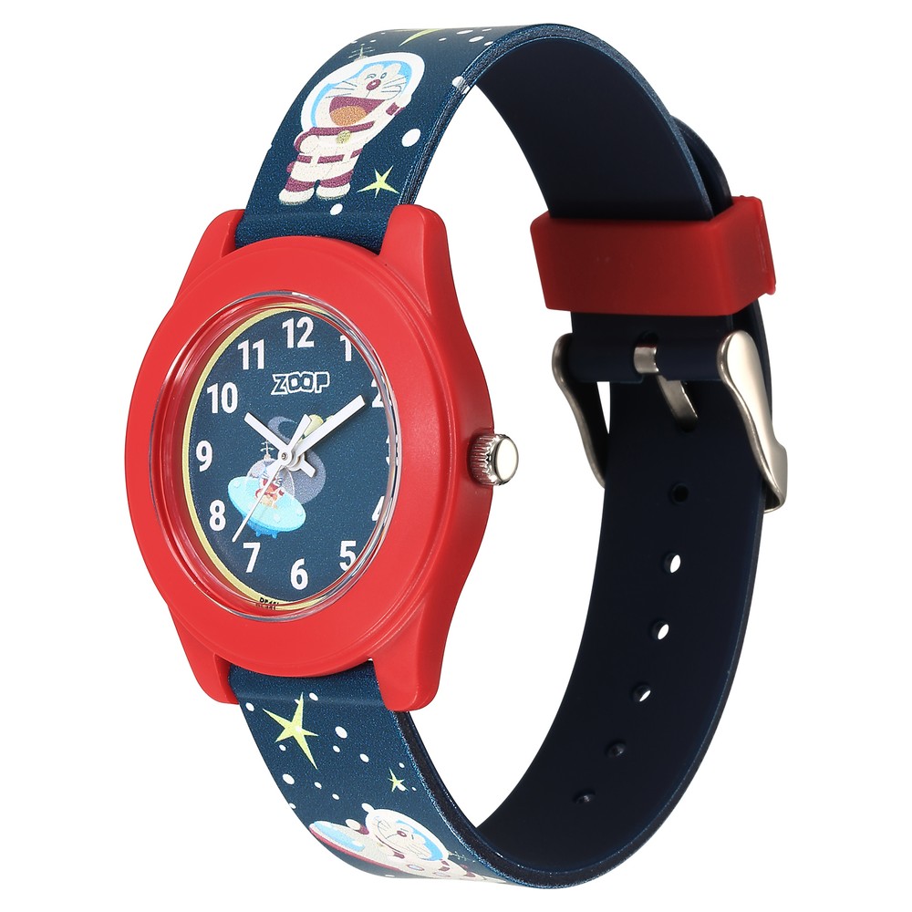 Buy Online Zoop Doraemon Analog Watch with Blue Dial & Blue Strap for ...