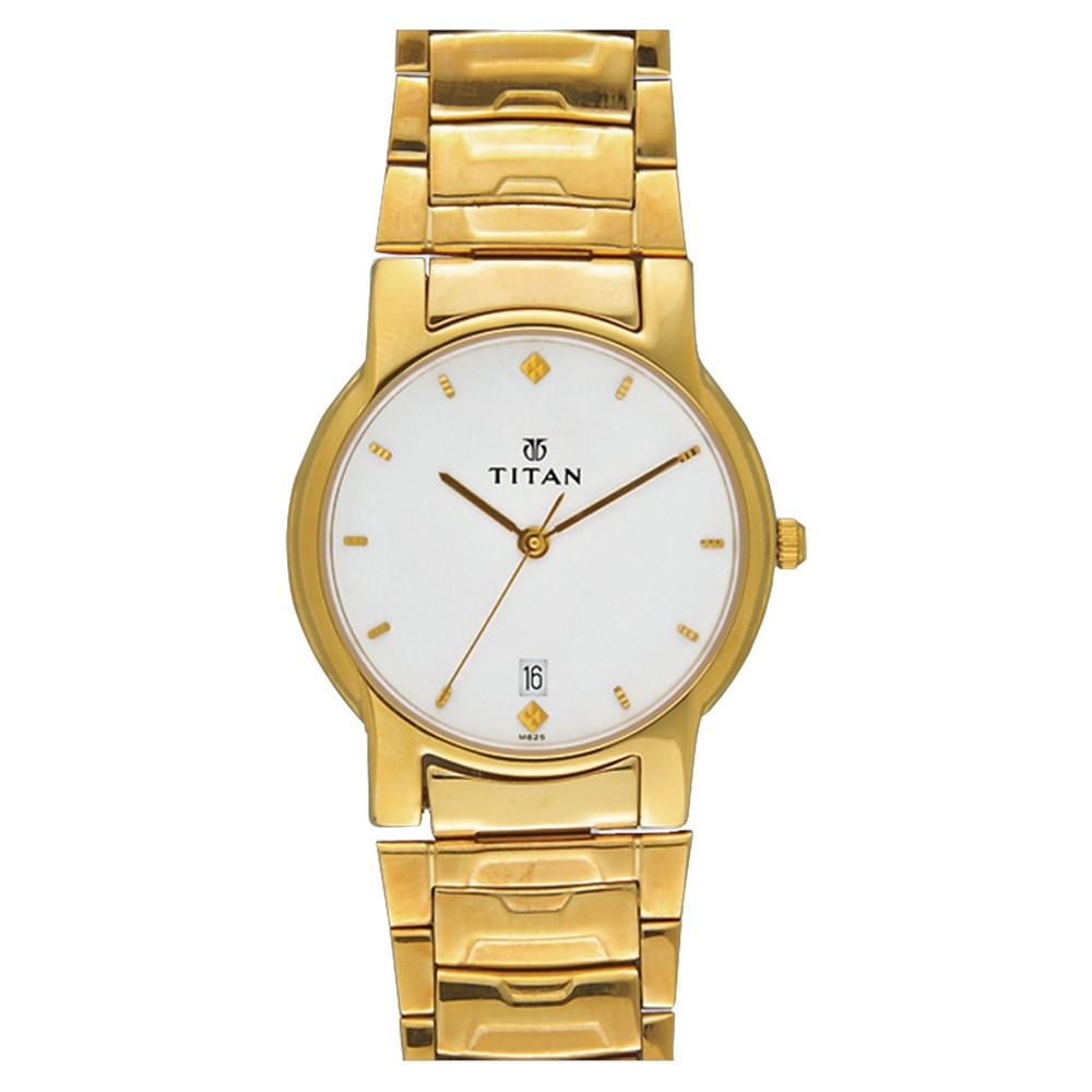 Buy Online Titan Quartz Analog with Date White Dial Watch for Men ...