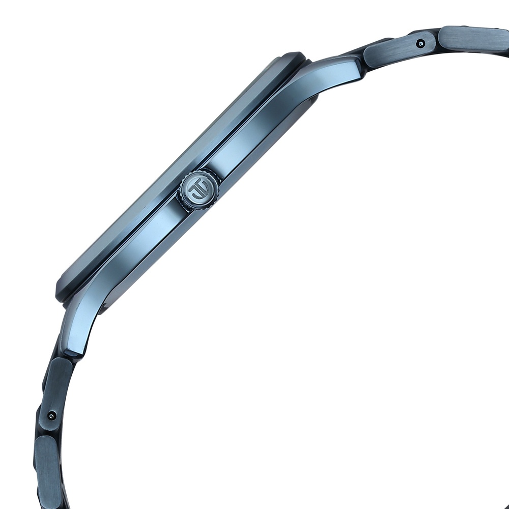 Buy Online Titan Slim Ceramic Fusion Quartz Analog with Date Blue Dial ...