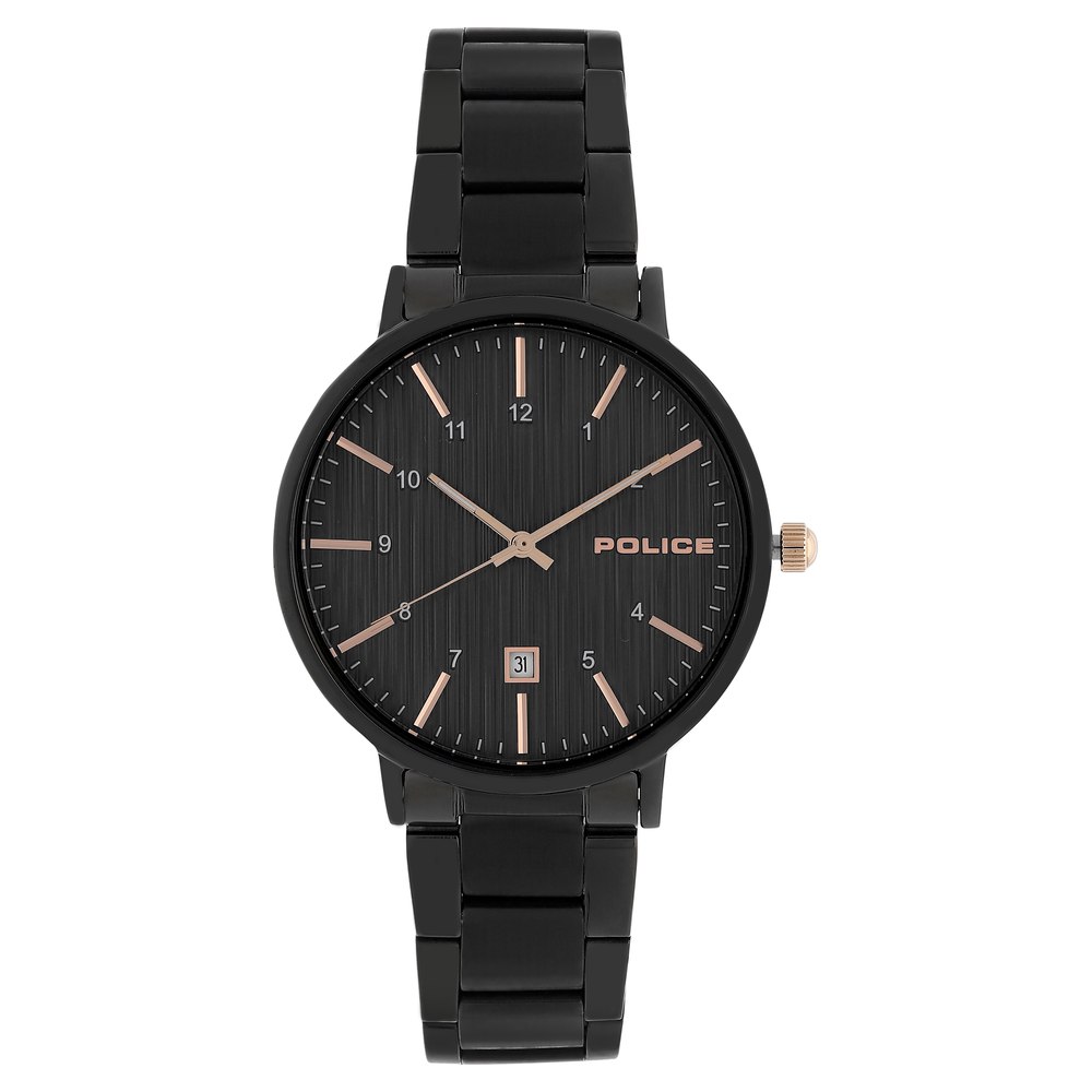 Buy Online Police Quartz Analog Blue Dial Metal Strap Watch for Men ...