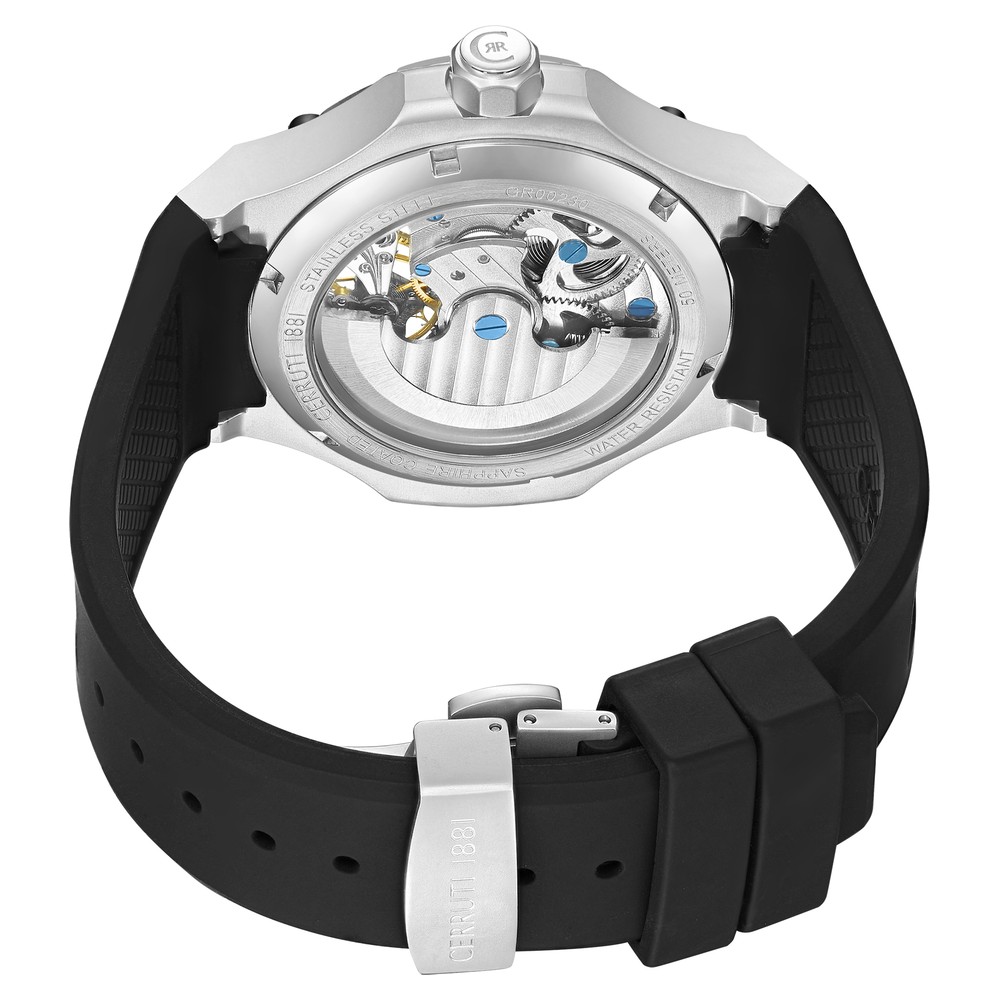 Buy Online Cerruti 1881 Automatic Transparent Dial Stainless Steel ...