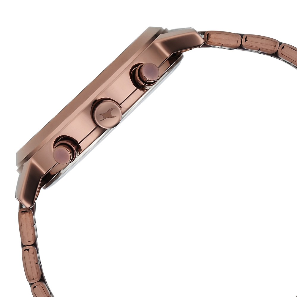 Buy Online Fastrack Tick Tock Brown Dial Watch for Guys - nt3287qm03 ...