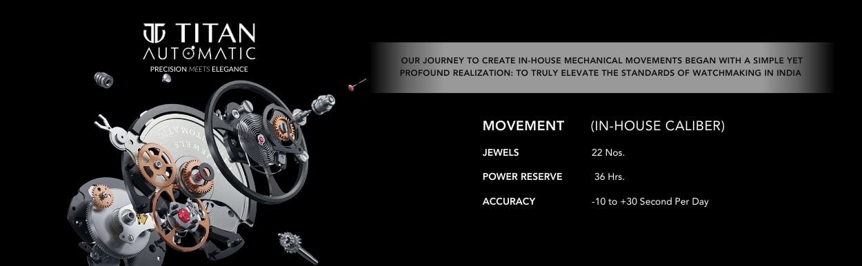 Buy Online Titan Caelum Titanium Automatic Multifunction - Stellar ...