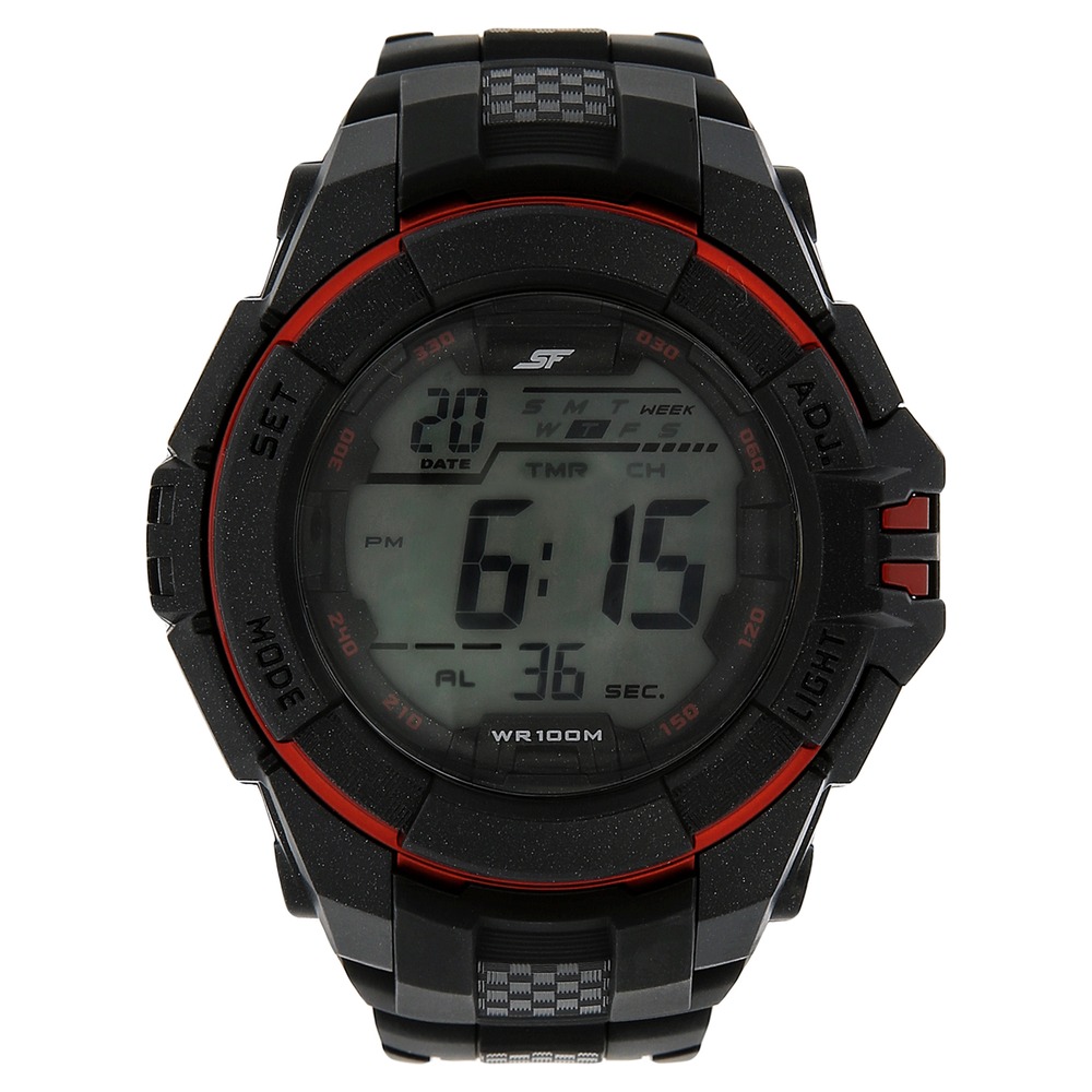 Buy Online SF Digital Dial Plastic Strap Watch for Men - nm77055pp02 ...