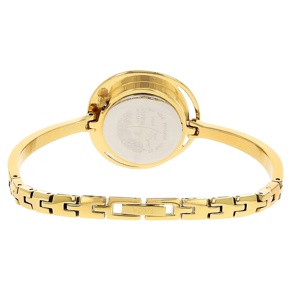 Buy Online Titan Raga Mother of Pearl Dial Women Watch With Metal Strap ...