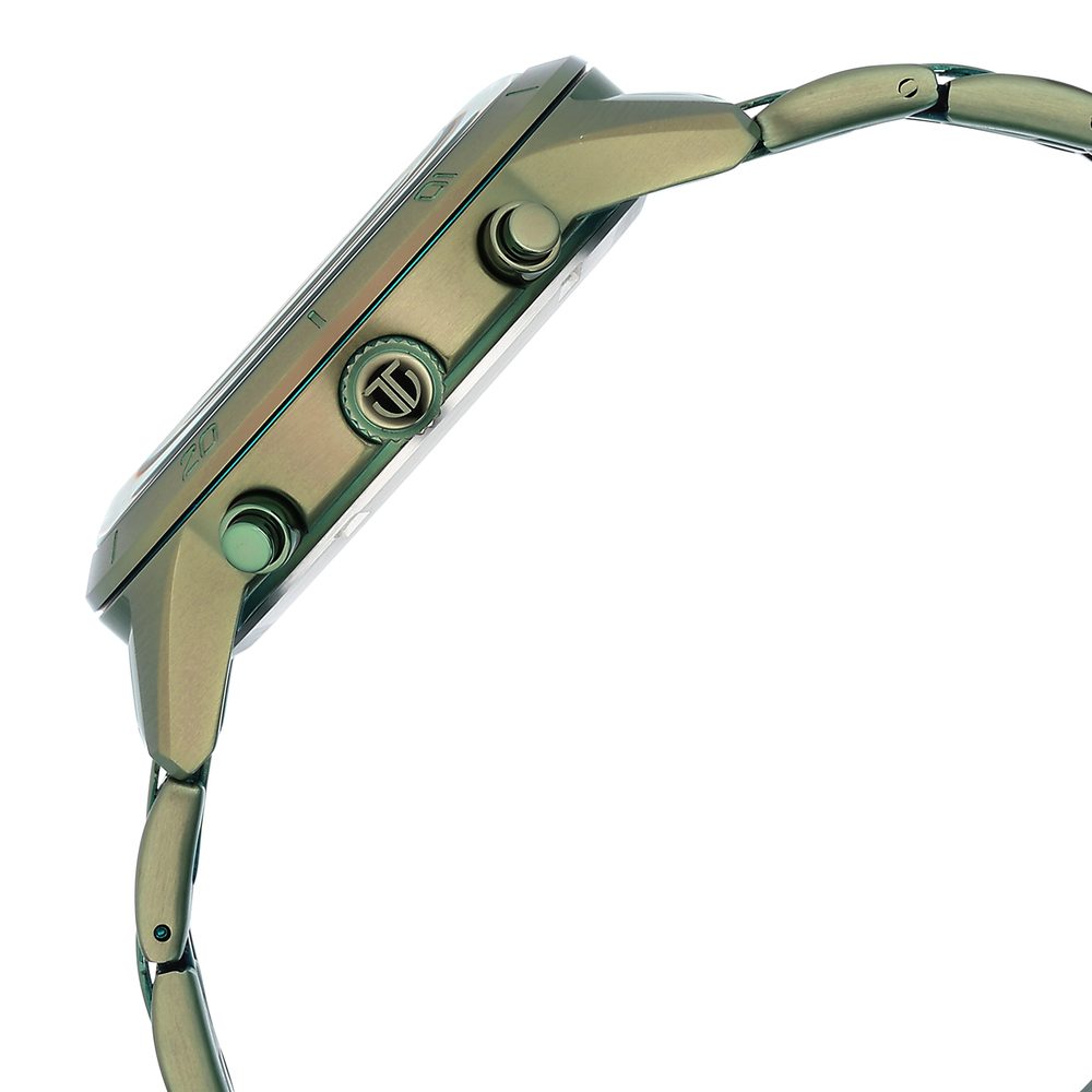 Buy Online Titan Octane Classic Sporty Green Dial Chronograph Stainless ...