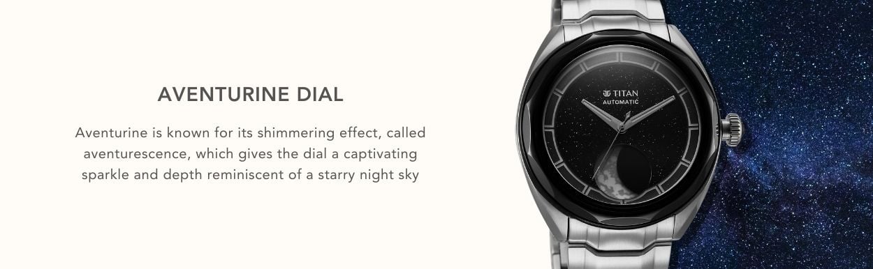 Buy Online Titan Luna Aventurine Automatic - Stellar Edition ...