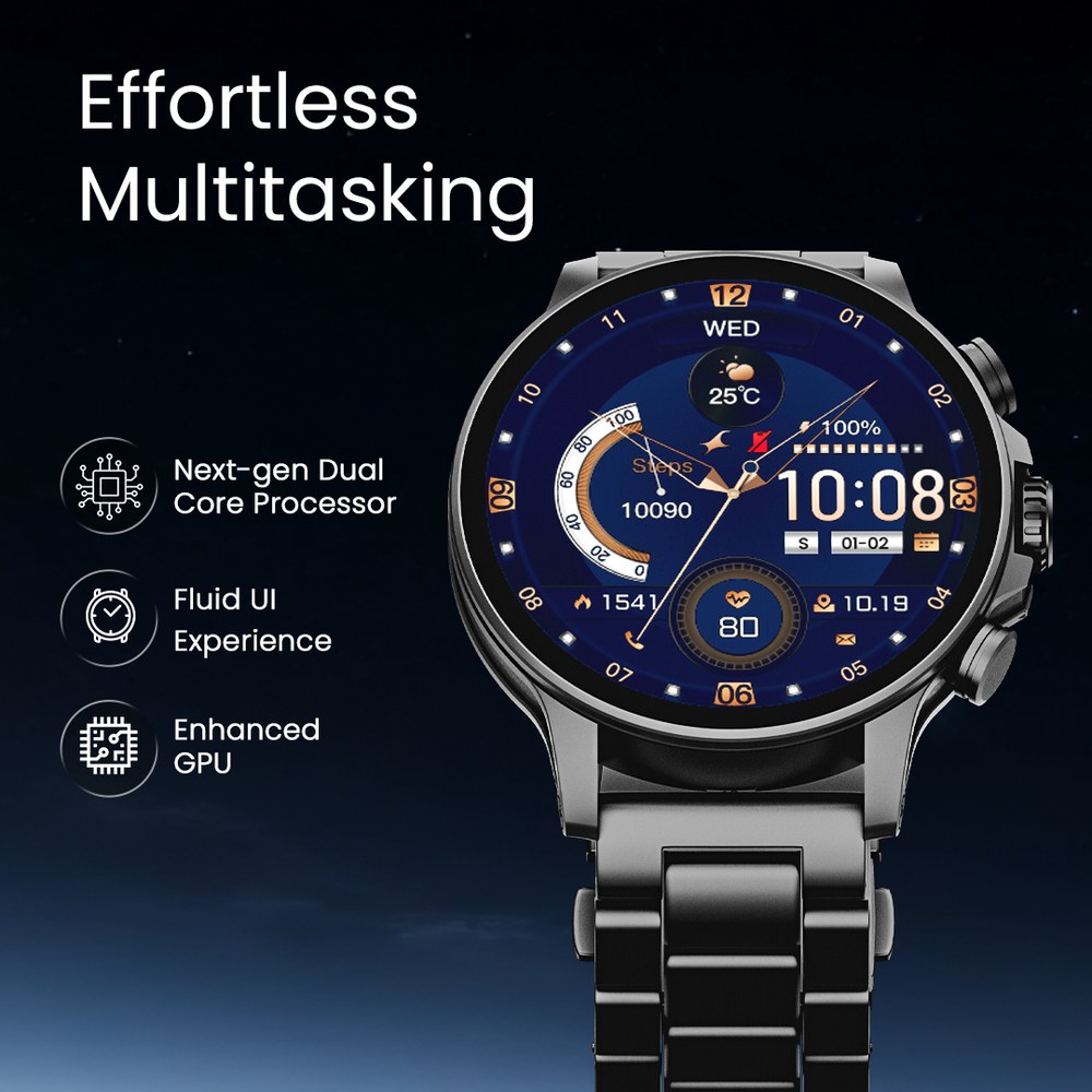 Buy Online Fastrack Marvellous FX2 Unisex Smart Watch With Silver Metal ...