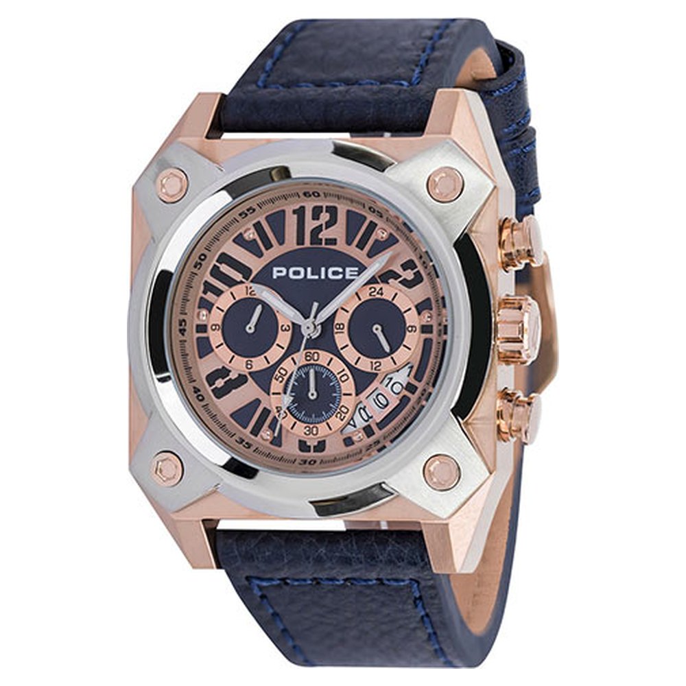 Buy Online Police Quartz Chronograph Blue Dial Watch for Men ...