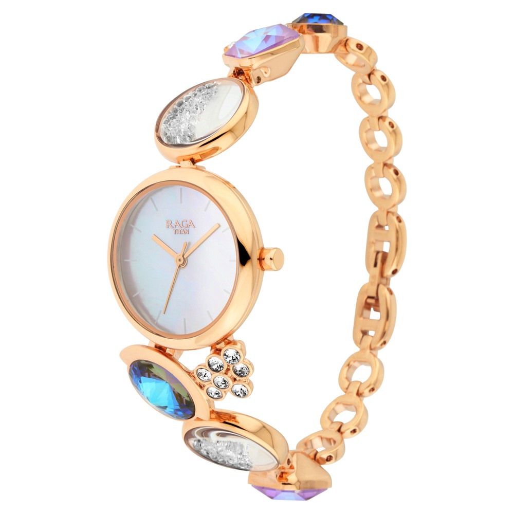 Buy Online Titan Raga Moments Of Joy Quartz Analog Mother of Pearl ...