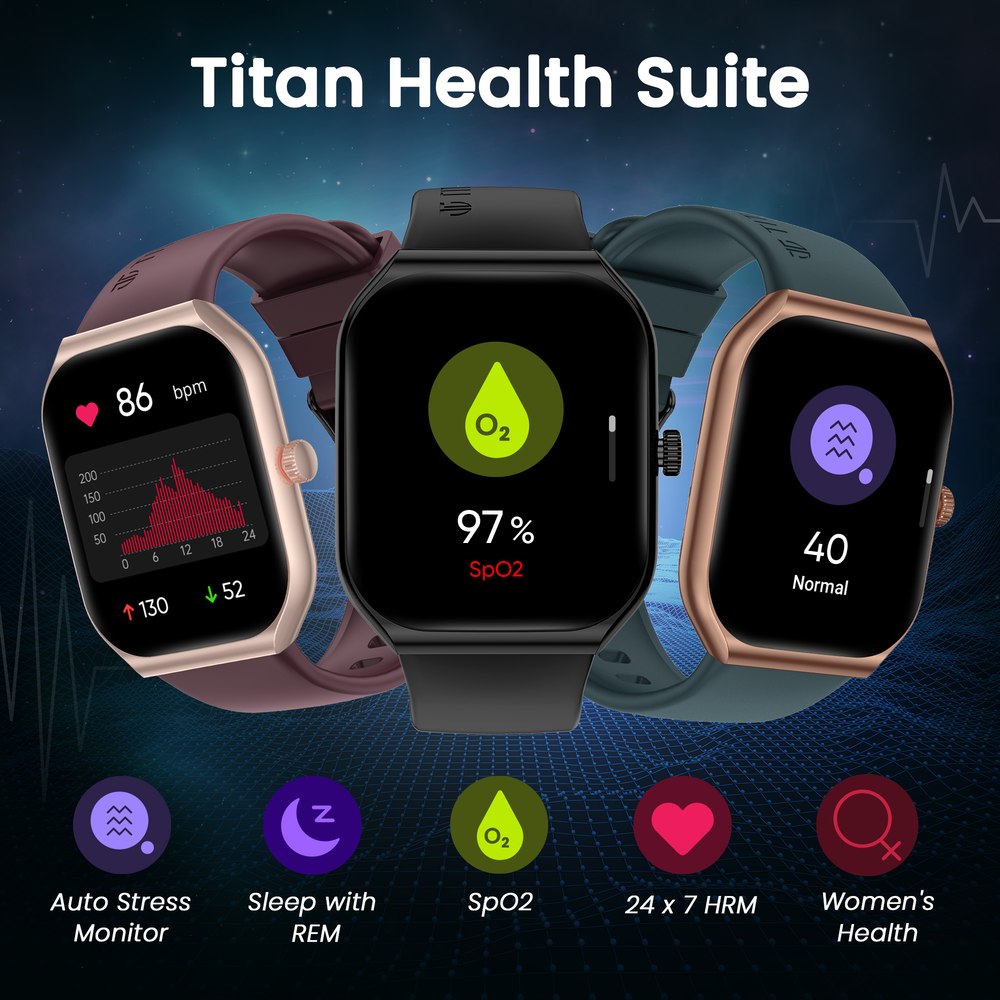 Buy Online Titan Smart Watch with 4.97 CM Super AMOLED Display | 410 x ...