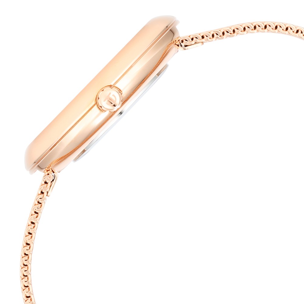 Buy Online Glitz Rose Gold Dial Stainless Steel Strap Watch for Women ...