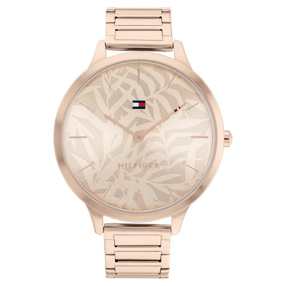 Buy Online Tommy Hilfiger Quartz Analog Golden Dial Stainless Steel ...