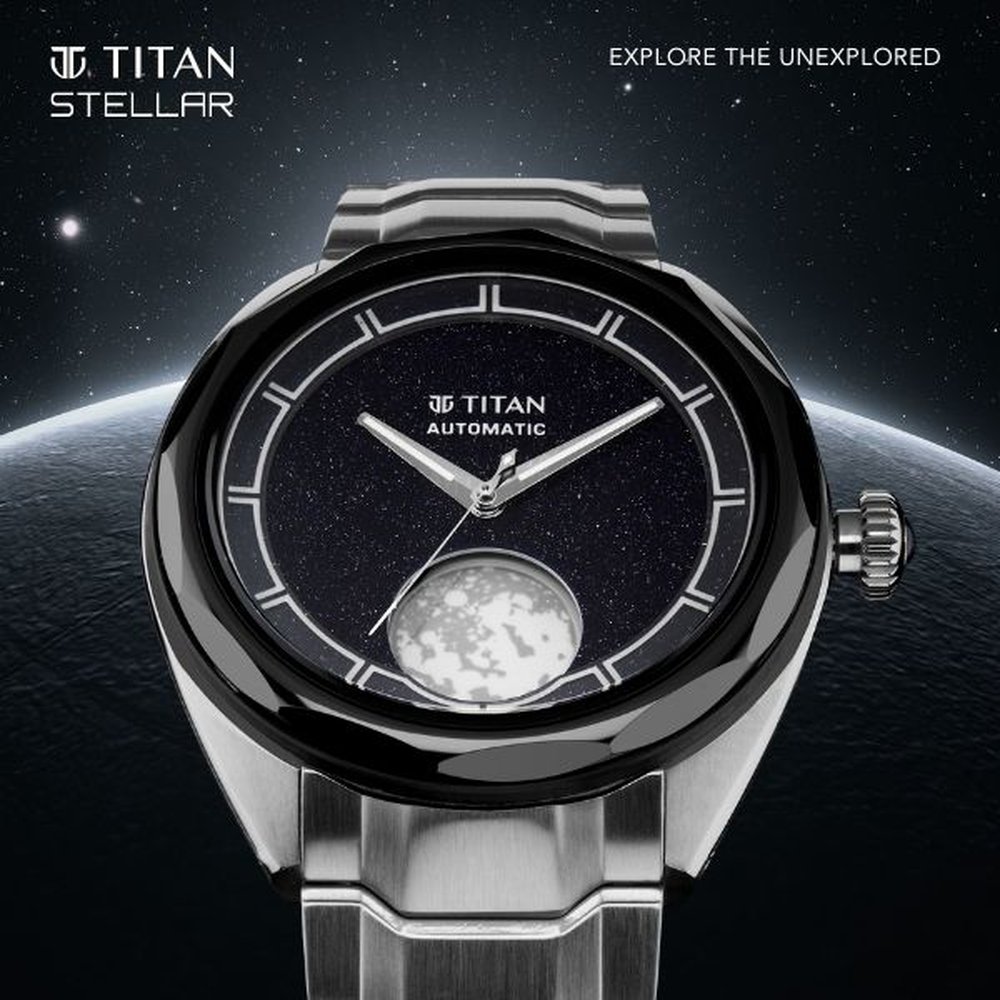 Buy Online Titan Luna Aventurine Automatic - Stellar Edition - 10011km02 | Titan